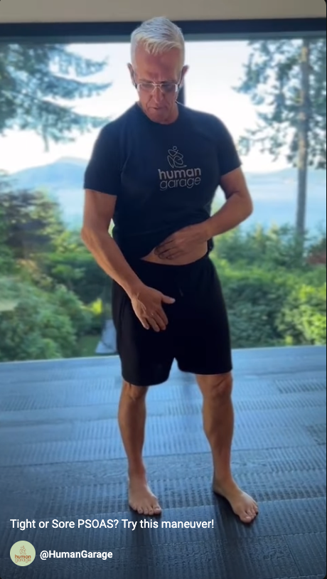 Psoas Release for digestion - Human Garage